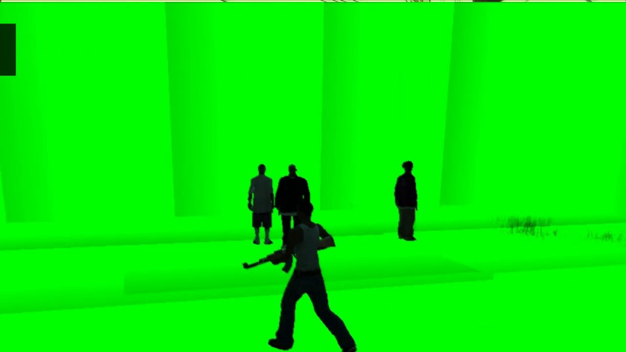 GTA San Andreas - Green Screen Test #1 - YouTube