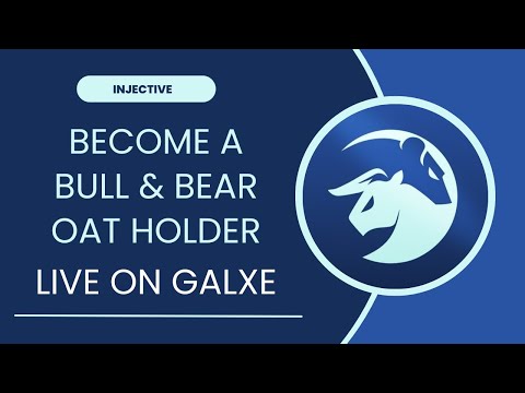 Become a Bull & Bear OAT holder | Injective dApp Quest | Live on Galxe