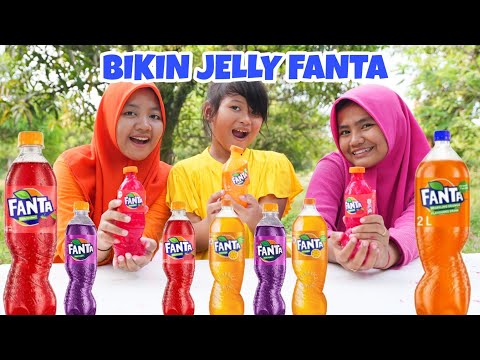 CARA BIKIN JELLY FANTA VIRAL ENAK | CHIKAKU CHANNEL