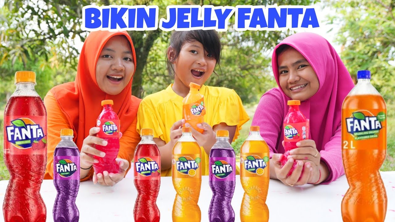 CARA BIKIN JELLY FANTA VIRAL ENAK | CHIKAKU CHANNEL - YouTube