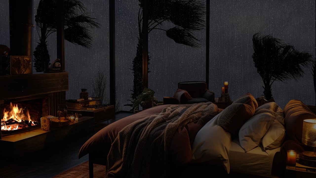 Rain and Thunder Sleep Sounds: Deep Sleep with Heavy Rainfall and Storm ...