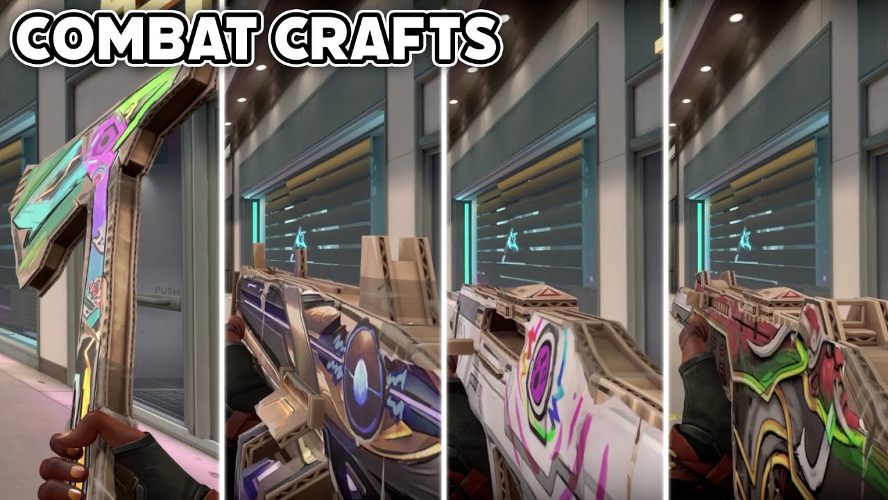 New Skin「COMBAT CRAFTS」In Game Showcase!【 VALORANT 】 - YouTube