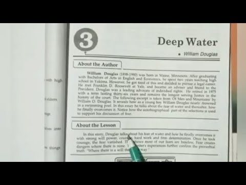Deep water class 12 prose English by TM classes - YouTube