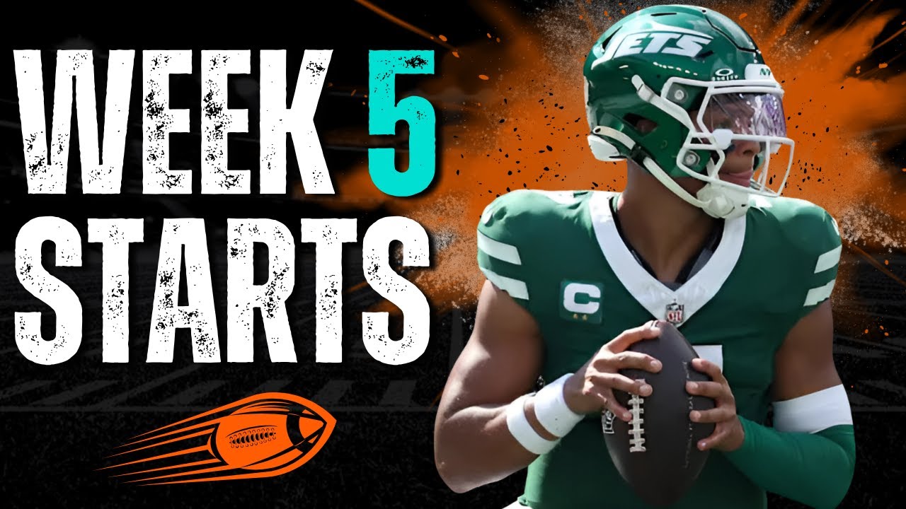 Who Will Be The BEST Fantasy Football Starts For Week 5? - YouTube