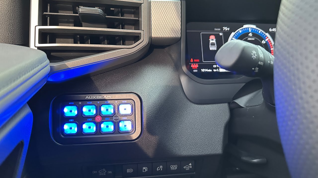 OE PANEL+AUXBEAM Switch Panel Install On 3rd Gen Hybrid Tundra! - YouTube