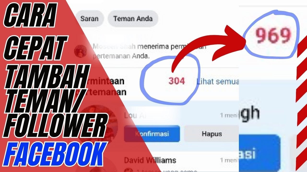 TUTORIAL CARA MENAMBAH TEMAN FACEBOOK DENGAN CEPAT - YouTube