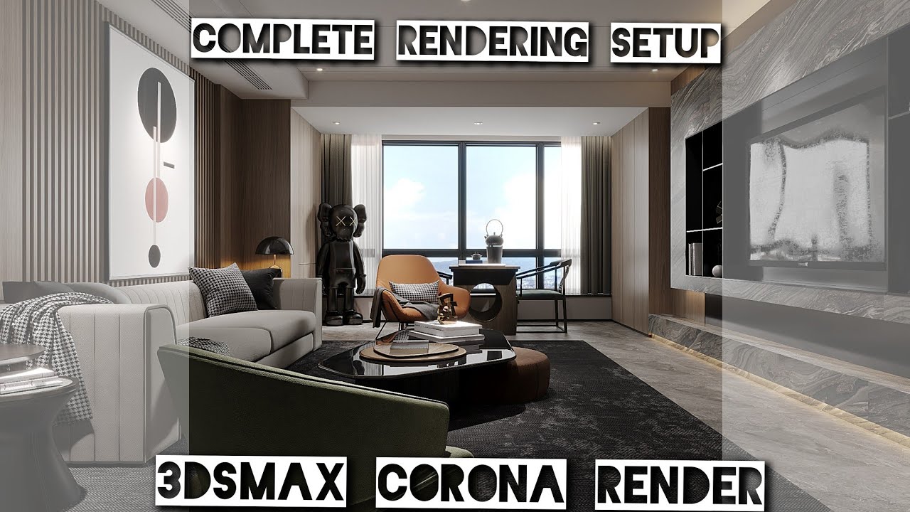 COMPLETE RENDERING SETUP CORONA RENDER 3DSMAX SUBSCRIBE FOR MORE ...