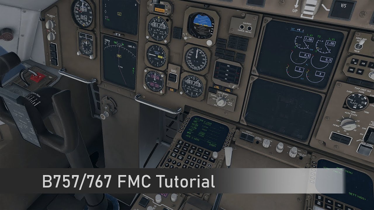 FlightFactor B757/767 FMC Beginners Guide - YouTube