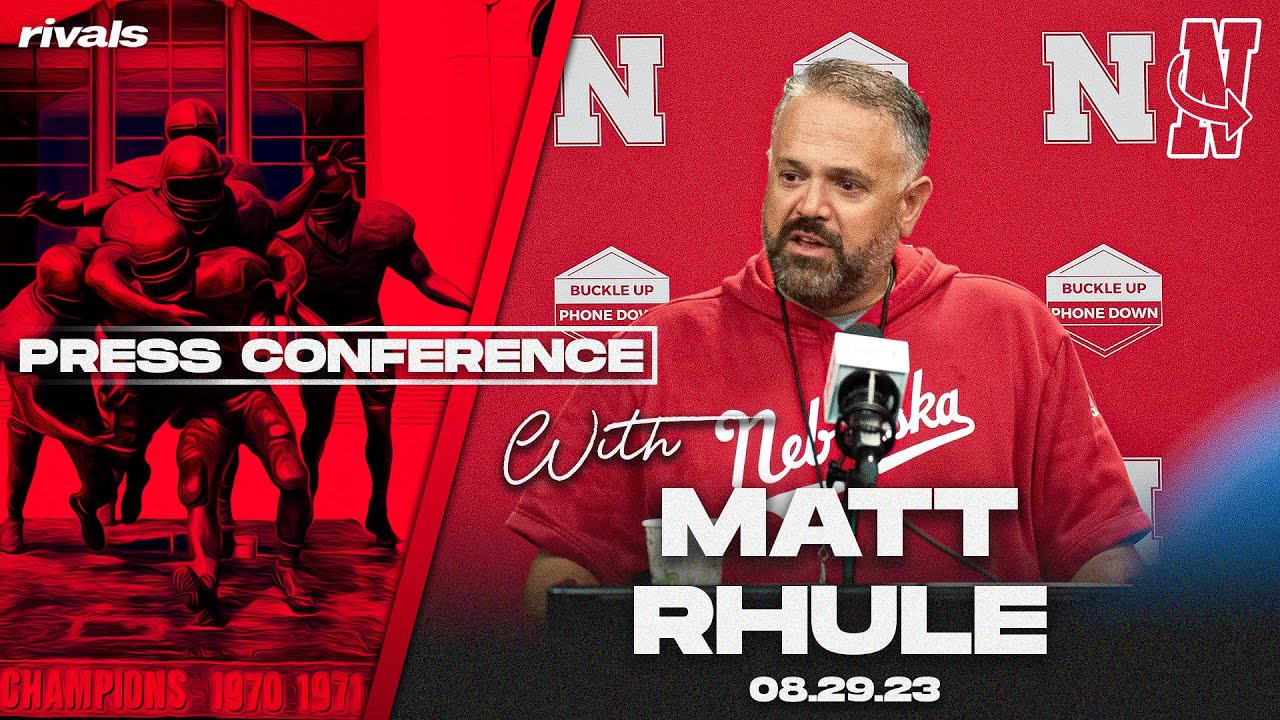 Nebraska Football: Matt Rhule's final Minnesota pre-game press ...