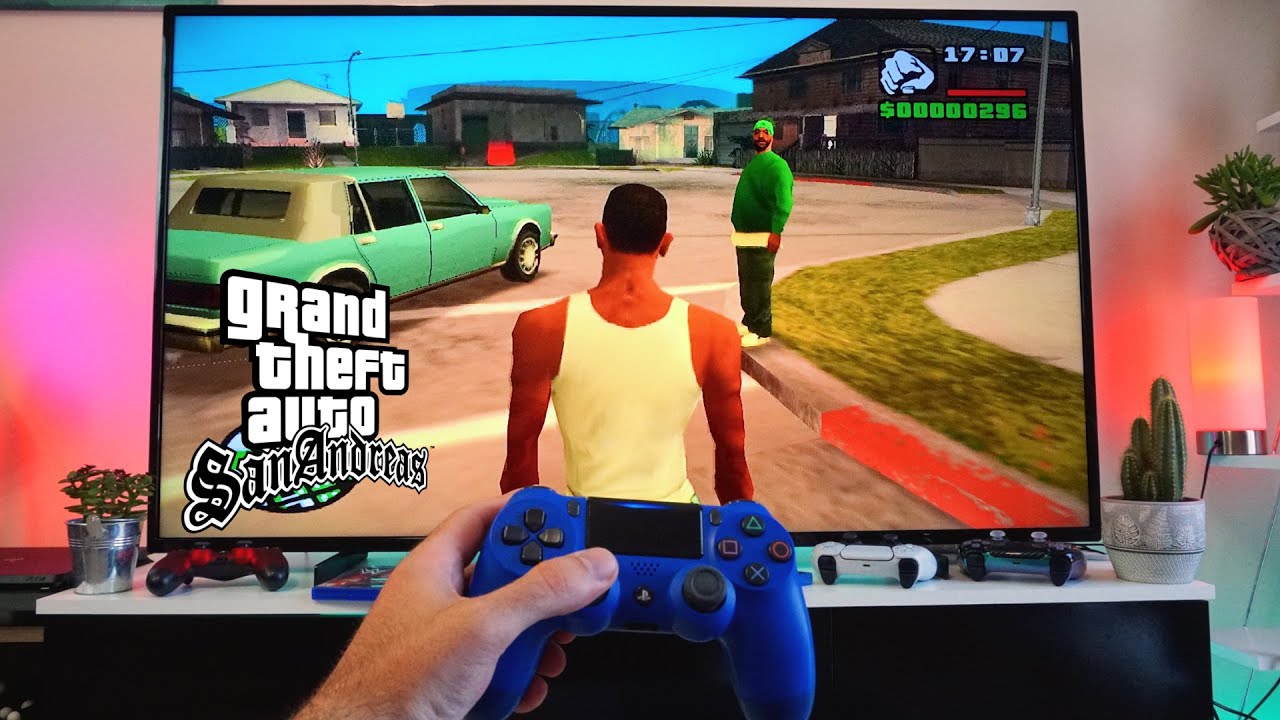 Testing GTA: San Andreas On The PS4- POV Gameplay Test, Story Mode ...