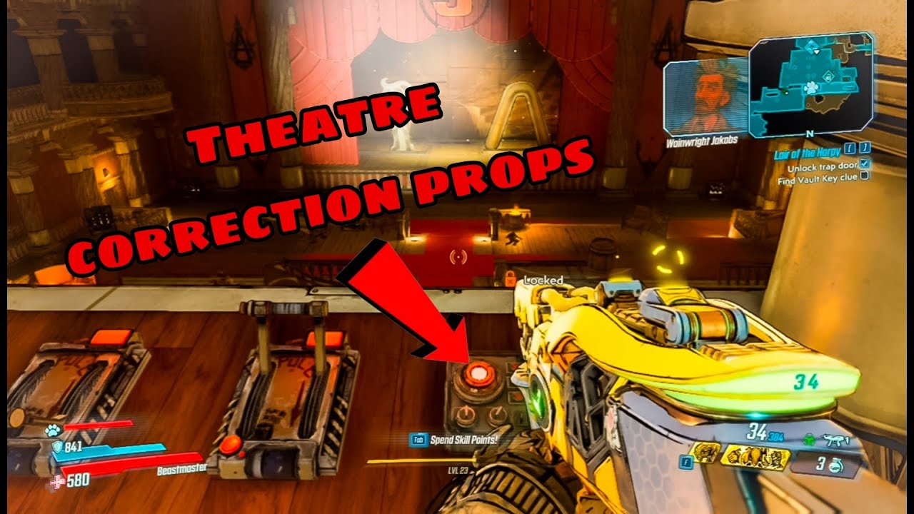 Unlock trap Door & find the vault key clue ! Borderlands 3 - YouTube