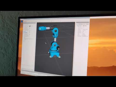Niryo One Robot simulation on ROS using Raspberry Pi 4 - Demo - YouTube