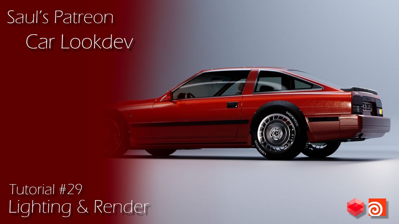 Patreon Tutorial Preview - #29 - Car Lighting & Render - Part 2 - YouTube