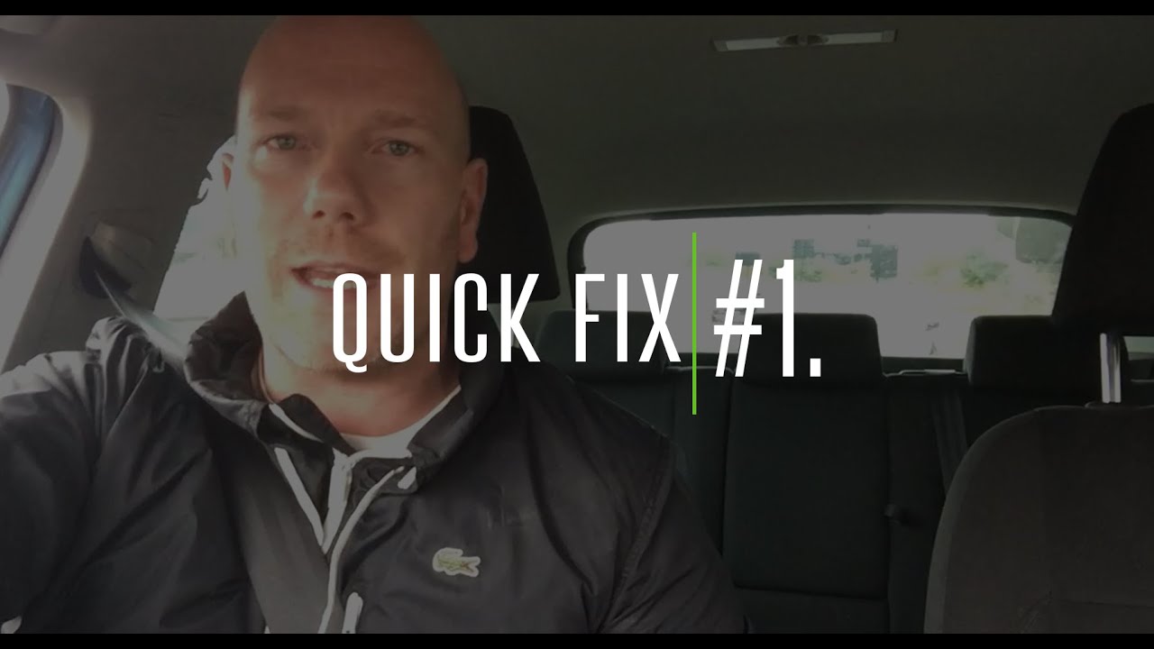 Quick Fix Tip - don't waste your time or energy on things you can't ...