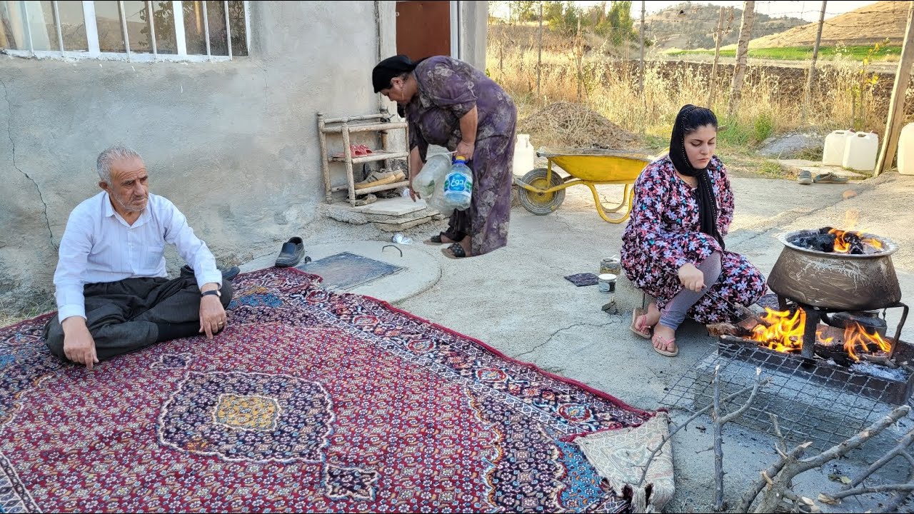 Nomadic style chicken cooking in Iran | rural lifestyle in iran ...