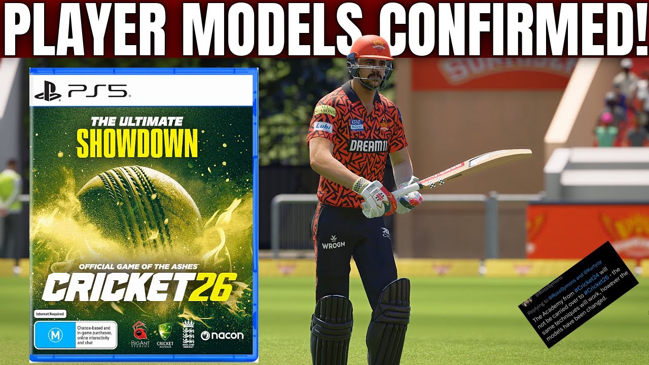 Cricket 26 – New & Unique Player Models Confirmed! Big Changes in ...
