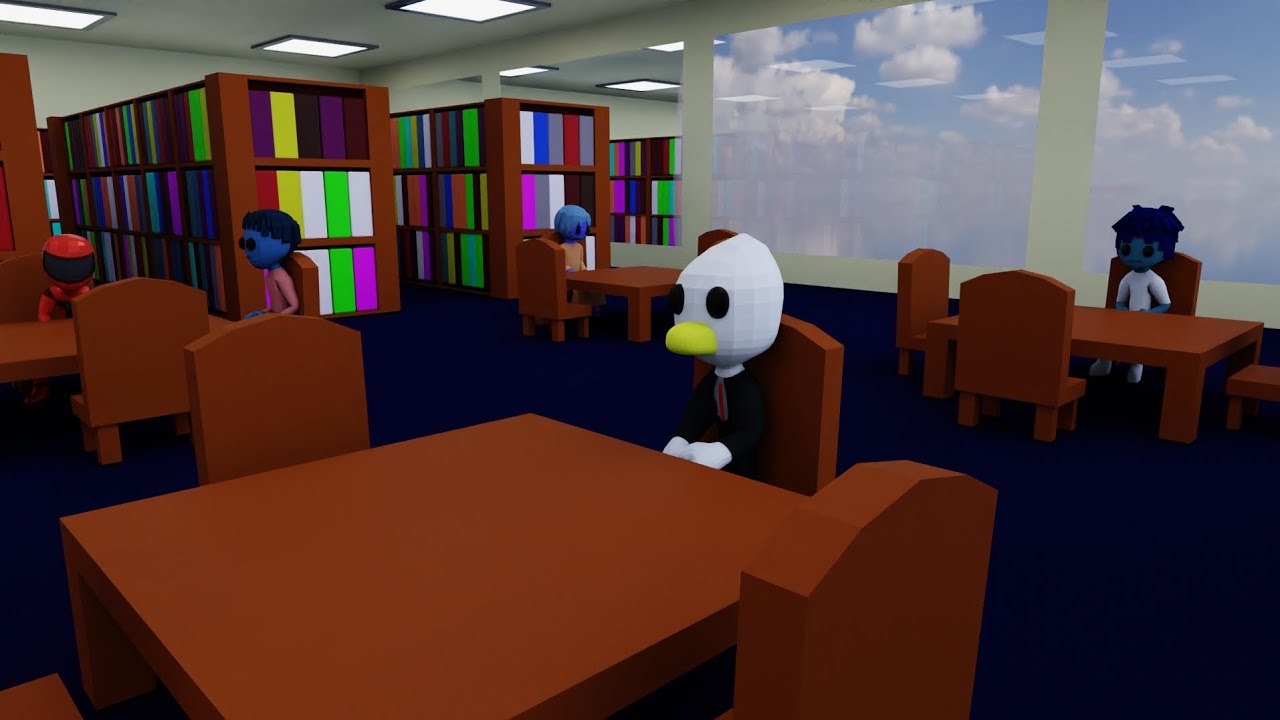 Library lunacy #cartoon #animation #cartoonskit - YouTube