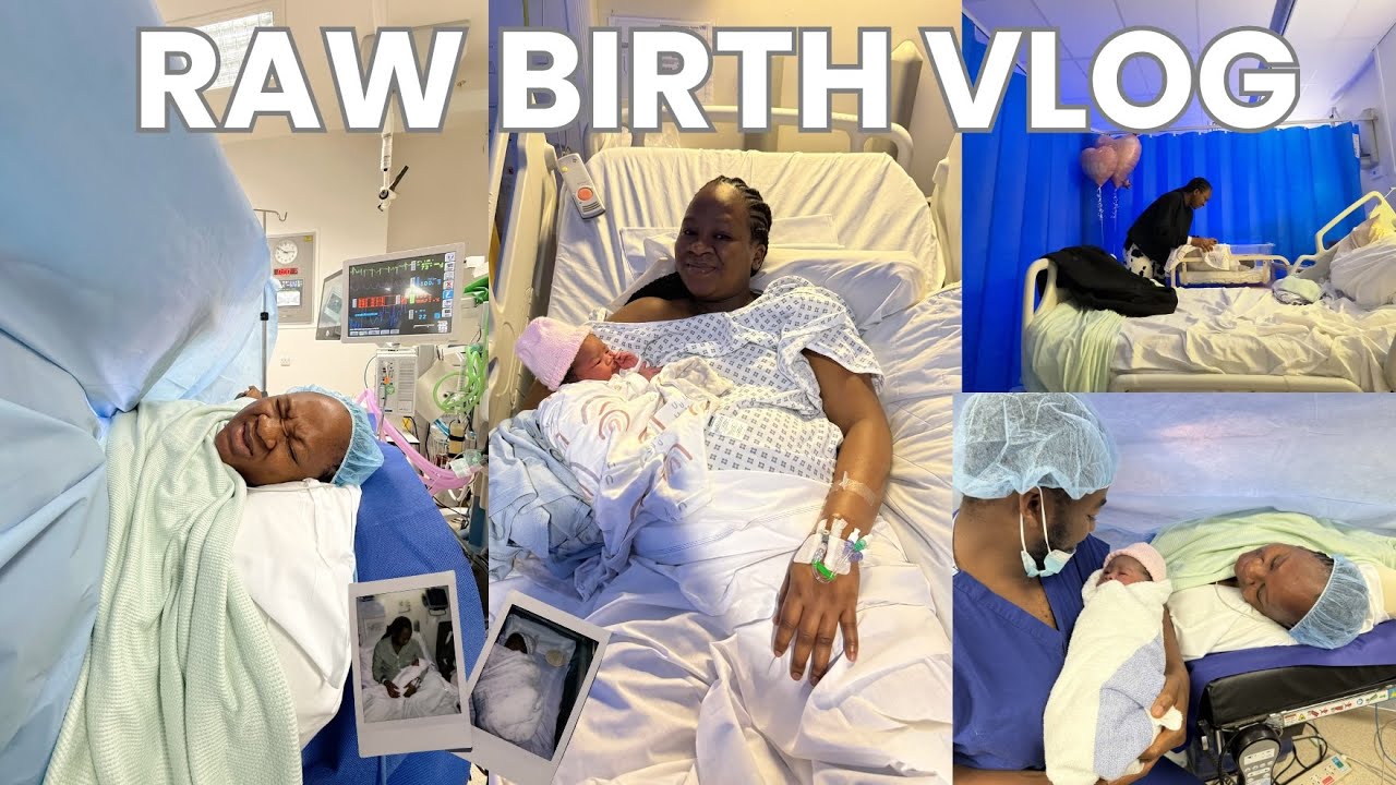RAW BIRTH VLOG/ LAST MINS C-SECTION ⛔️, FAILED LABOUR INDUCTION😢, FINAL ...