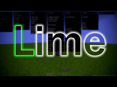 The Best Free Blatant Client? Lime Client Showcase - YouTube