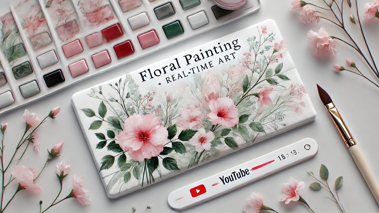 Beautiful Floral Watercolor Art | Real-Time Painting Process” - YouTube