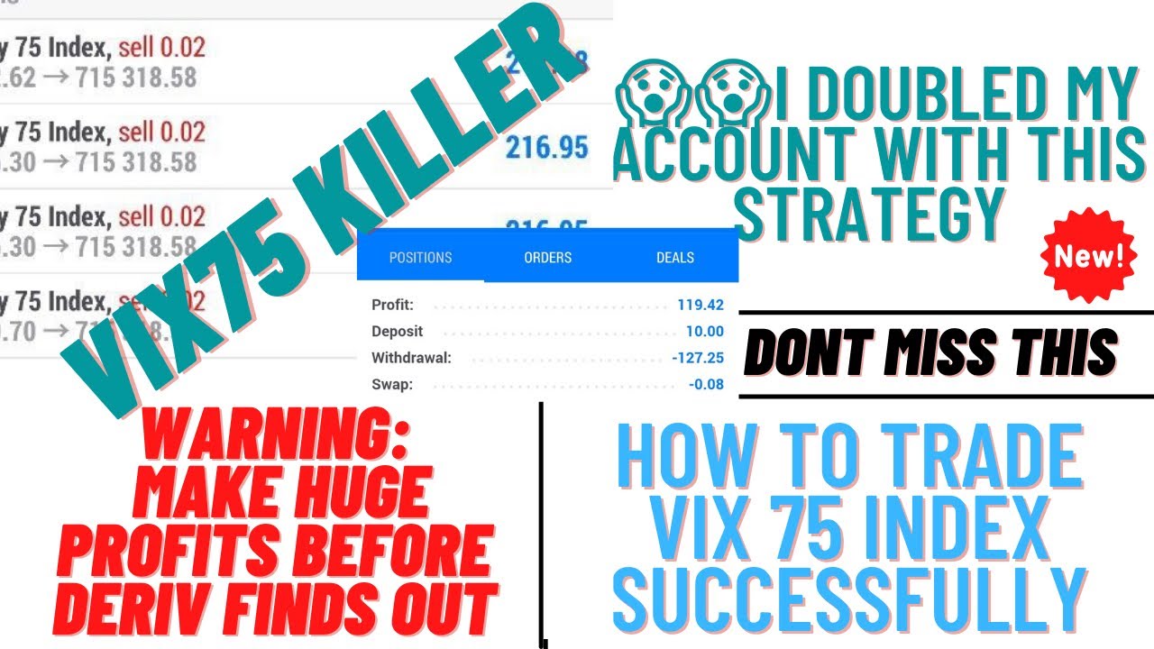Volatility 75 Index killer strategy! Very powerful strategy to trade # ...