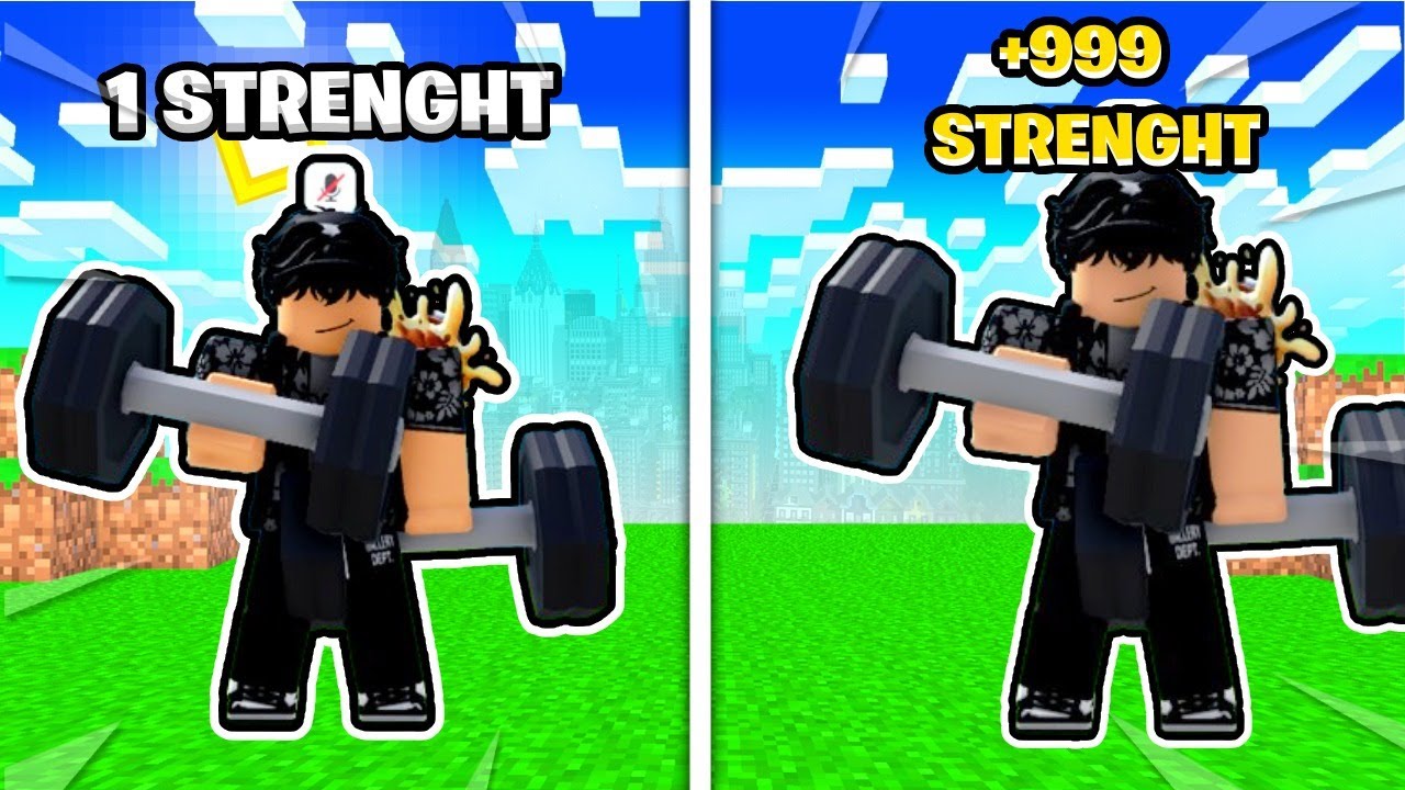 Playing BICEP SIMULATOR in Roblox! 🏋 - YouTube