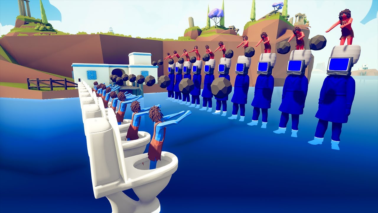 Skibidi Toilet Team vs TV Man Team | Totally Accurate Battle Simulator ...