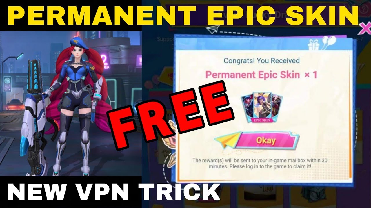 FREE EPIC SKIN! NEW VPN TRICK EVENT MLBB WIN WILLIAM YOUTH FAIR ...