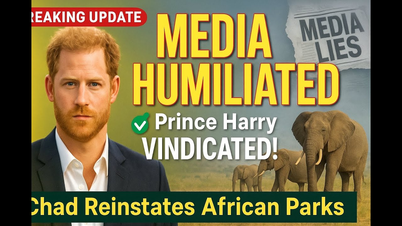 🎯 “MEDIA HUMILIATED: Chad Reinstates African Parks After False Prince ...