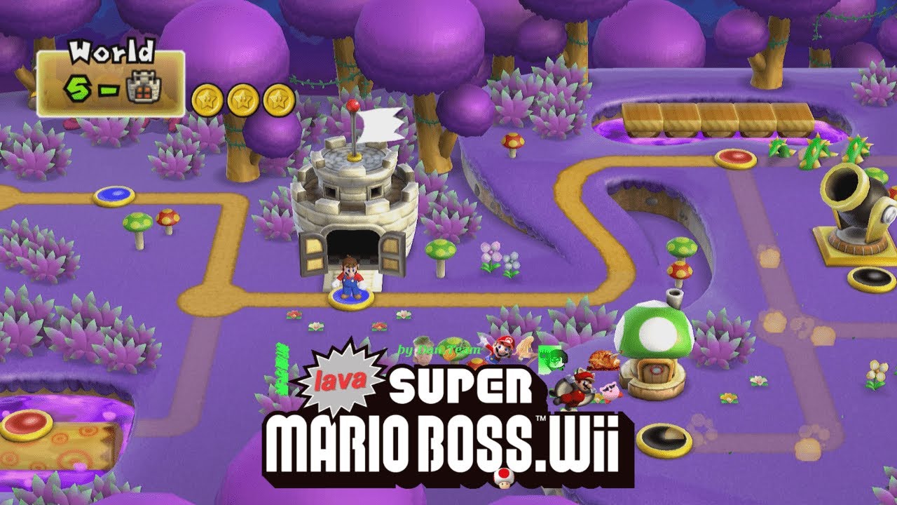 Lava Super Mario Bros.Wii Apocalypse #17 Walkthrough 100% - YouTube