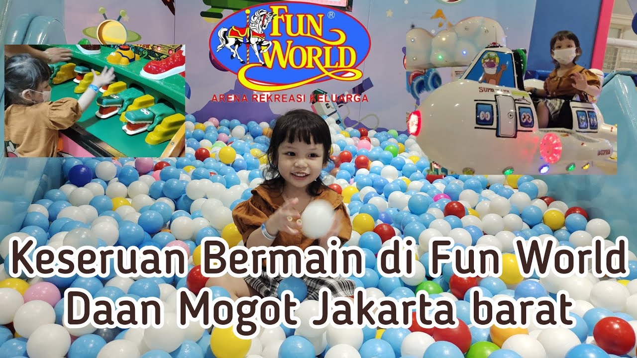 Keseruan Bermain Berbagai macam wahana di Fun World Matahari Mall Daan ...