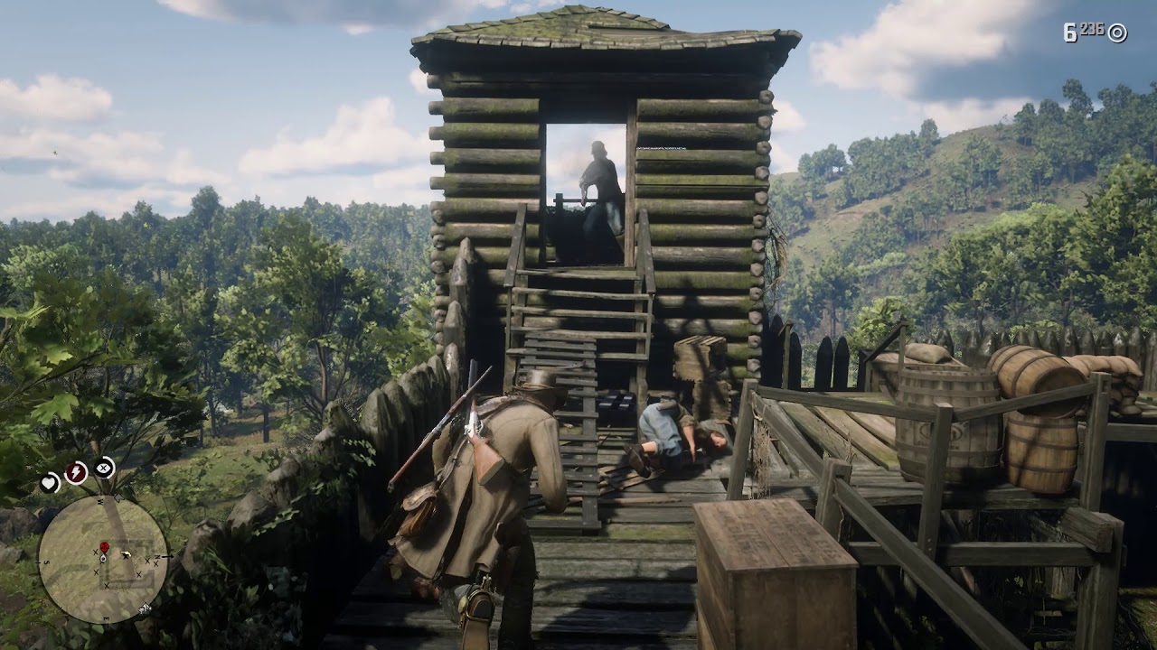 Red Dead Redemption II | Capturing the leader of the Lemoyne Raiders ...