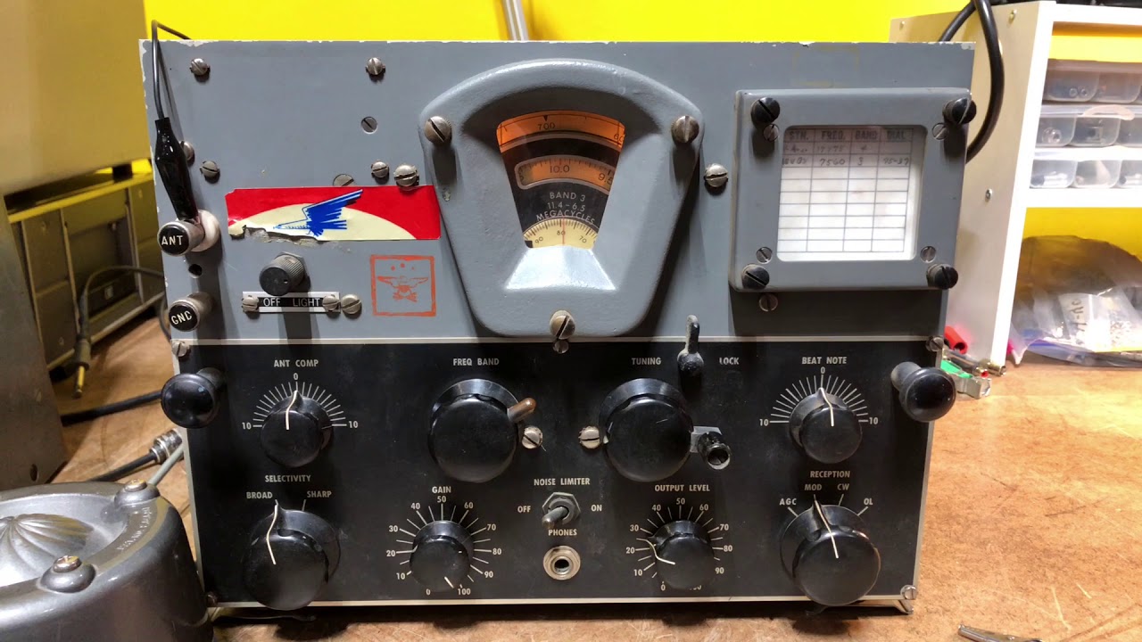 RBS-3 Navy Radio Receiver - YouTube