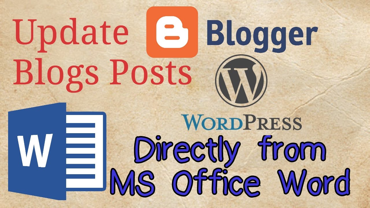 How to connect Microsoft office word to Blogger or Wordpress on Windows ...