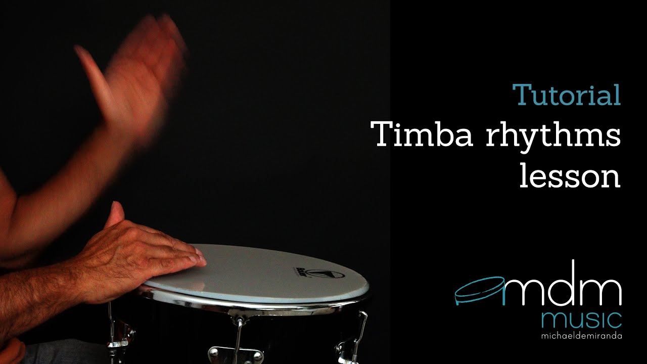 Timba (timbal) rhythms lesson by Michael de Miranda - YouTube