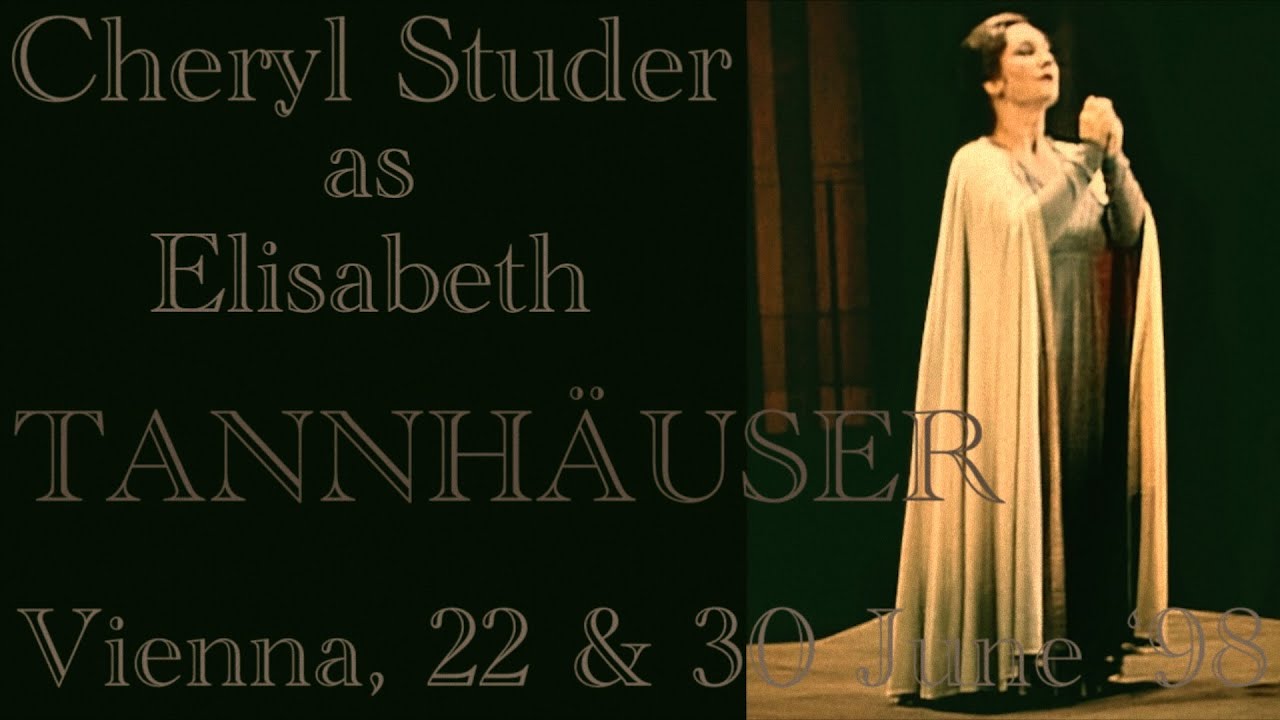 Cheryl Studer as Elisabeth in TANNHÄUSER - Excerpts - Vienna, 22 & 30 ...