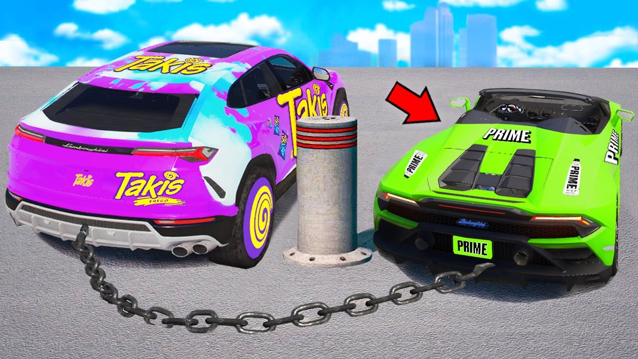 TAKIS vs PRIME - Care MASINA este Mai PUTERNICA in GTA 5? - YouTube