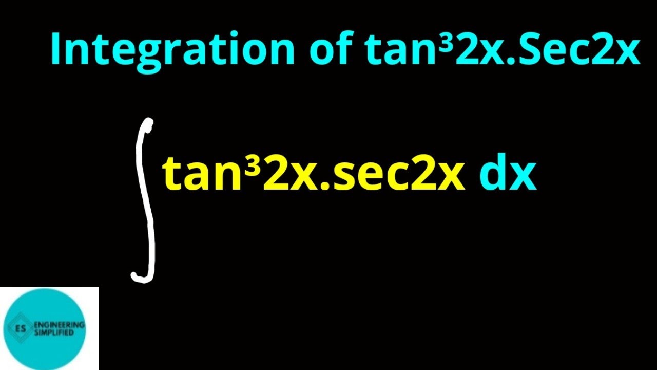Integration of tan³2x.sec2x.|| #integration #maths #class12 #jee #neet ...