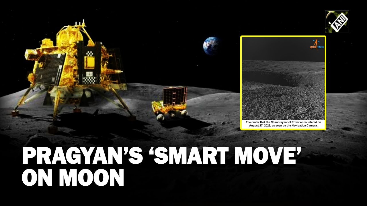 Chandrayaan-3 | Pragyan Rover comes across 4-meter diameter crater on ...