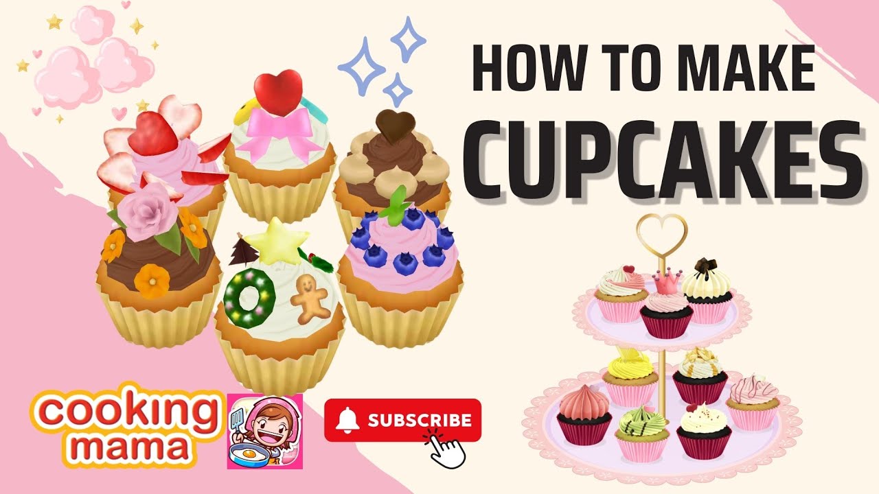 How to Make Cupcakes with Cooking Mama | Fun Cooking Simulator ...