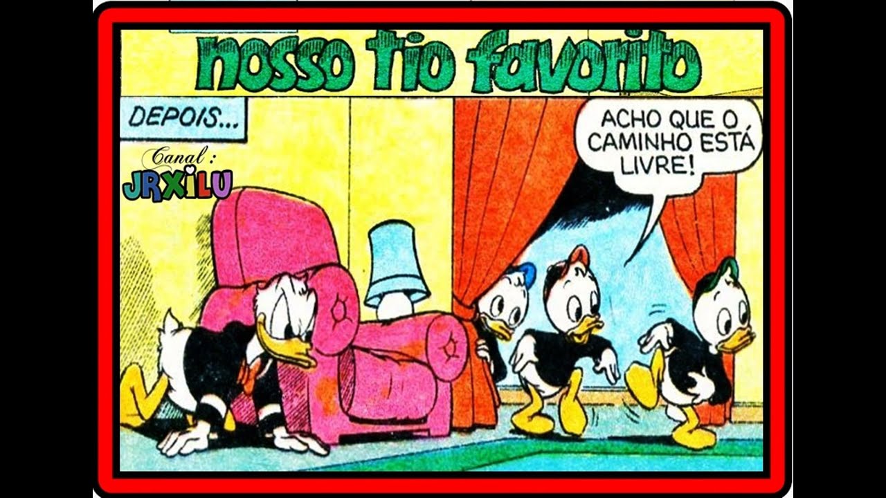 Donald e sobrinhos em Nosso tio favorito - Quadrinhos Disney - YouTube
