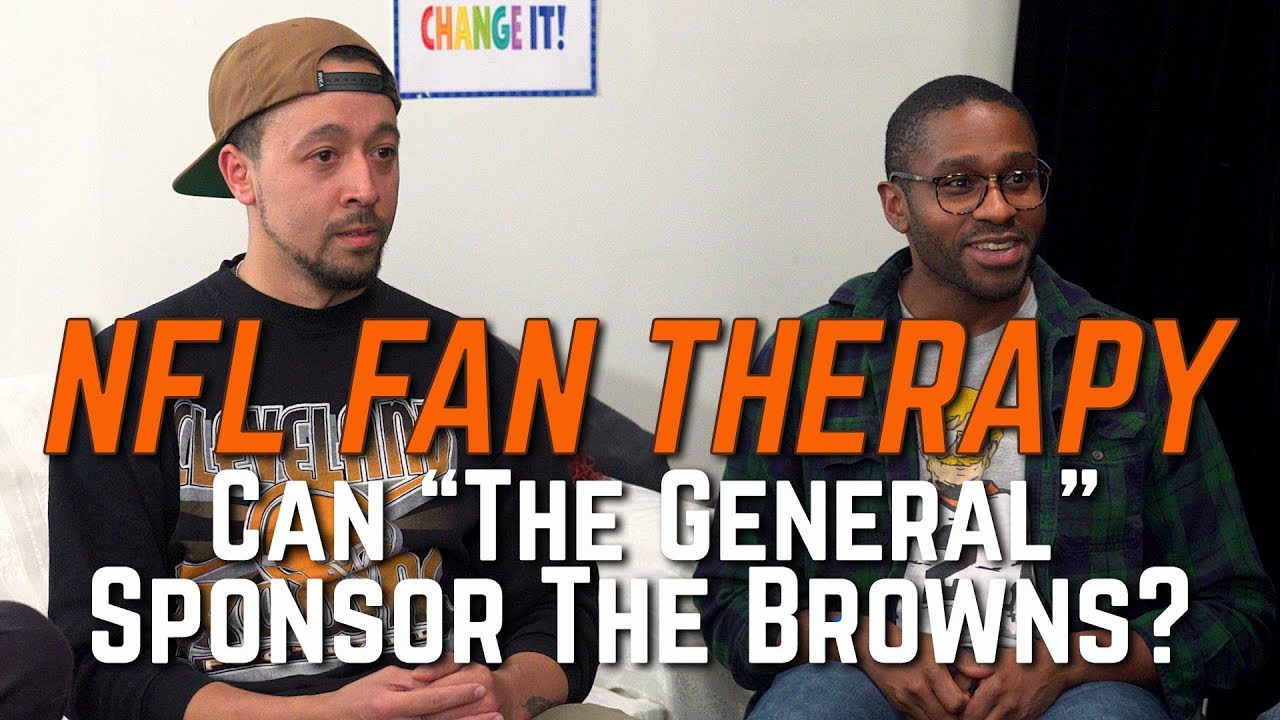 NFL FAN THERAPY: Can "The General" Sponsor The Browns? - YouTube
