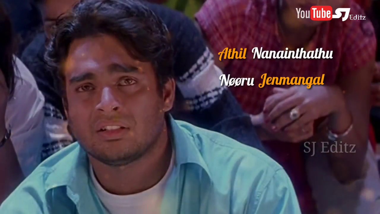 Venmathi Venmathiye Nillu | Lyrics | Minnale | Best Sad what's app ...