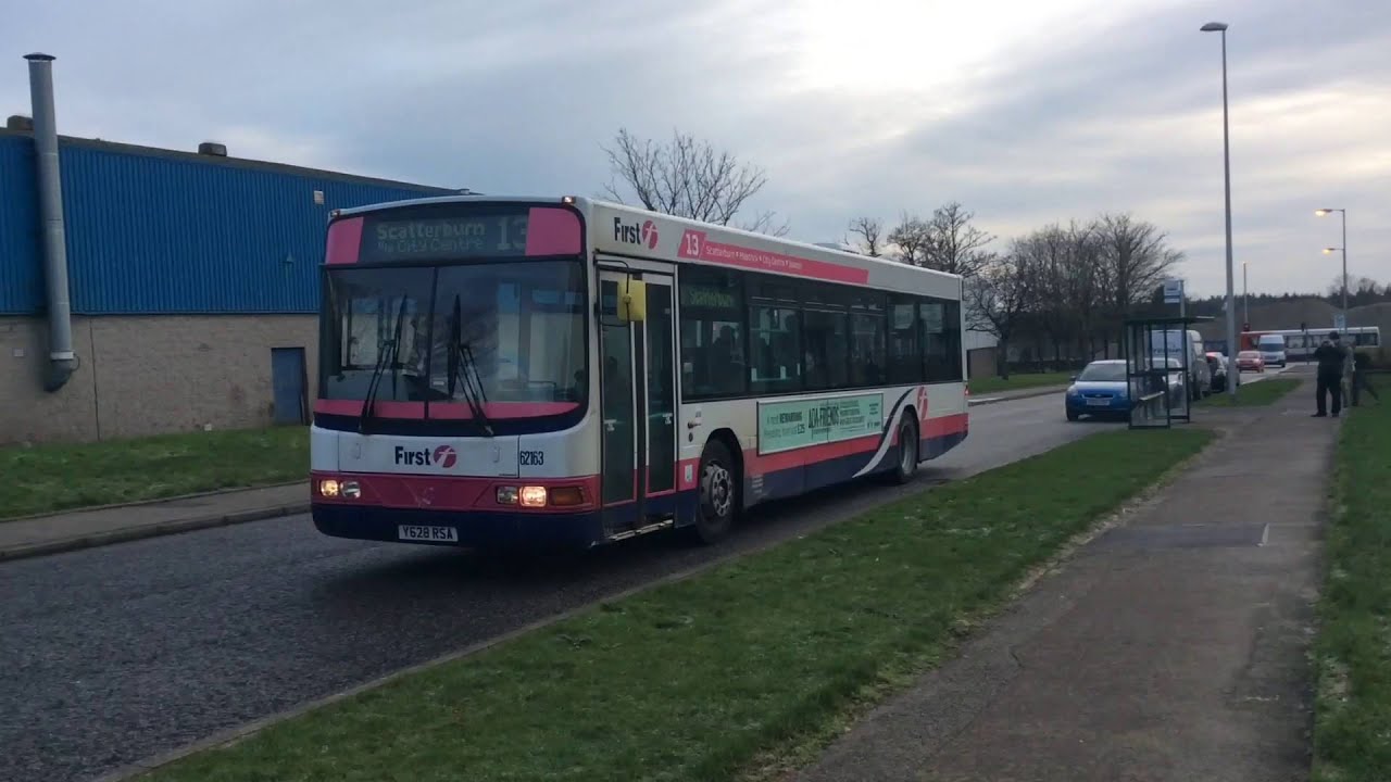 Nice ZF!!! Route 13 First Aberdeen Volvo B10BLE Wright Renown 62163 ...