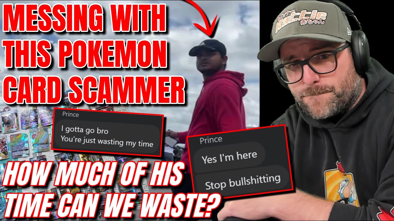 BAITING a Pokemon Card SCAMMER with $1000 - Prince Azhar - YouTube