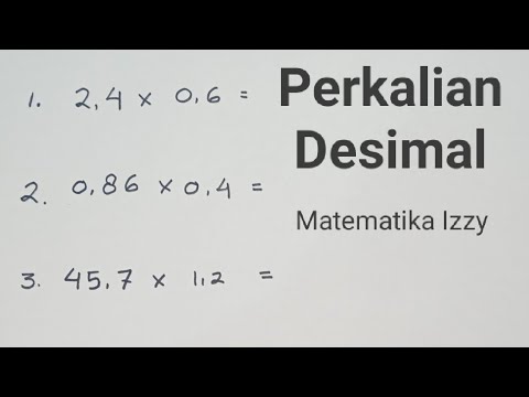 Perkalian Bilangan Desimal | Cara Mudah Perkalian Desimal - YouTube