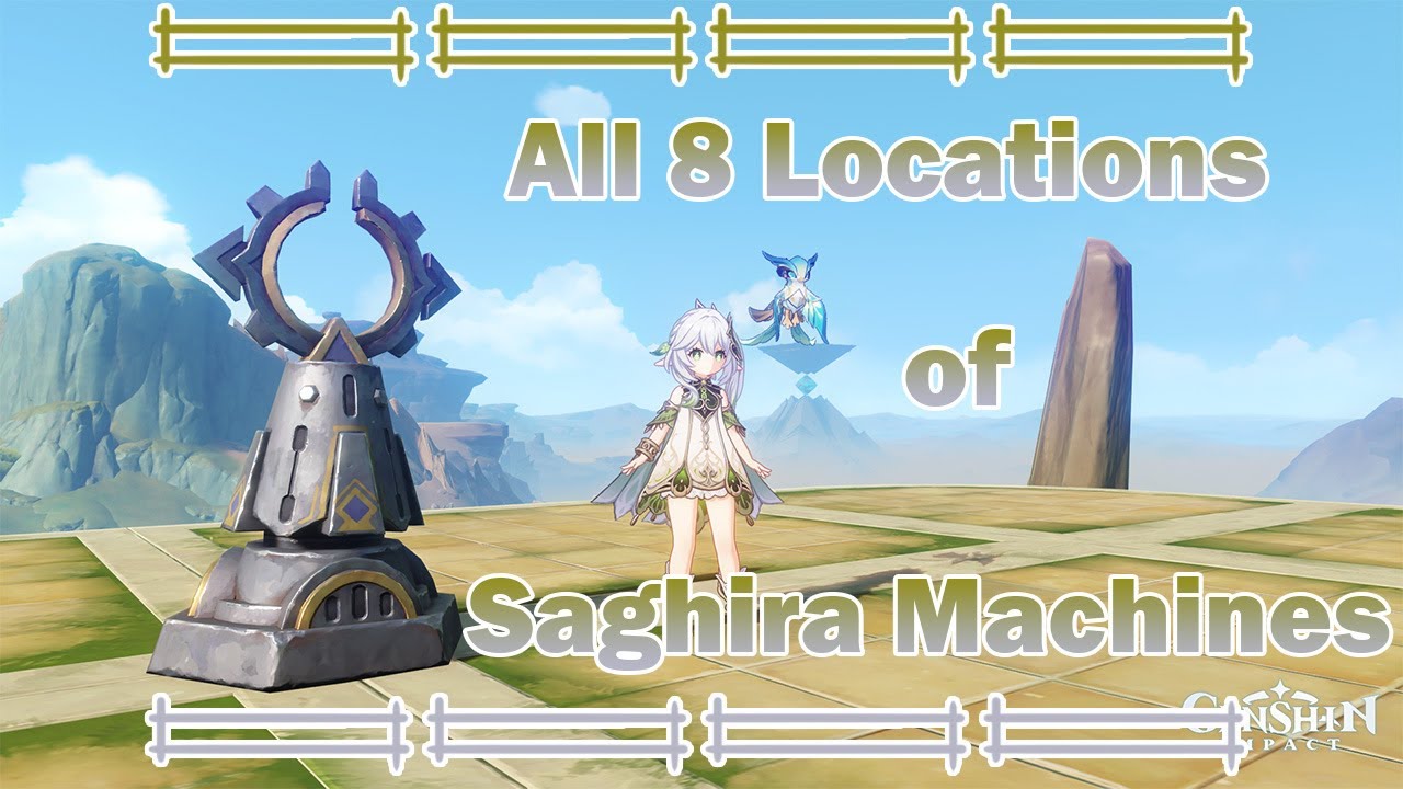 ALL 8 Locations of Saghira Machines - YouTube