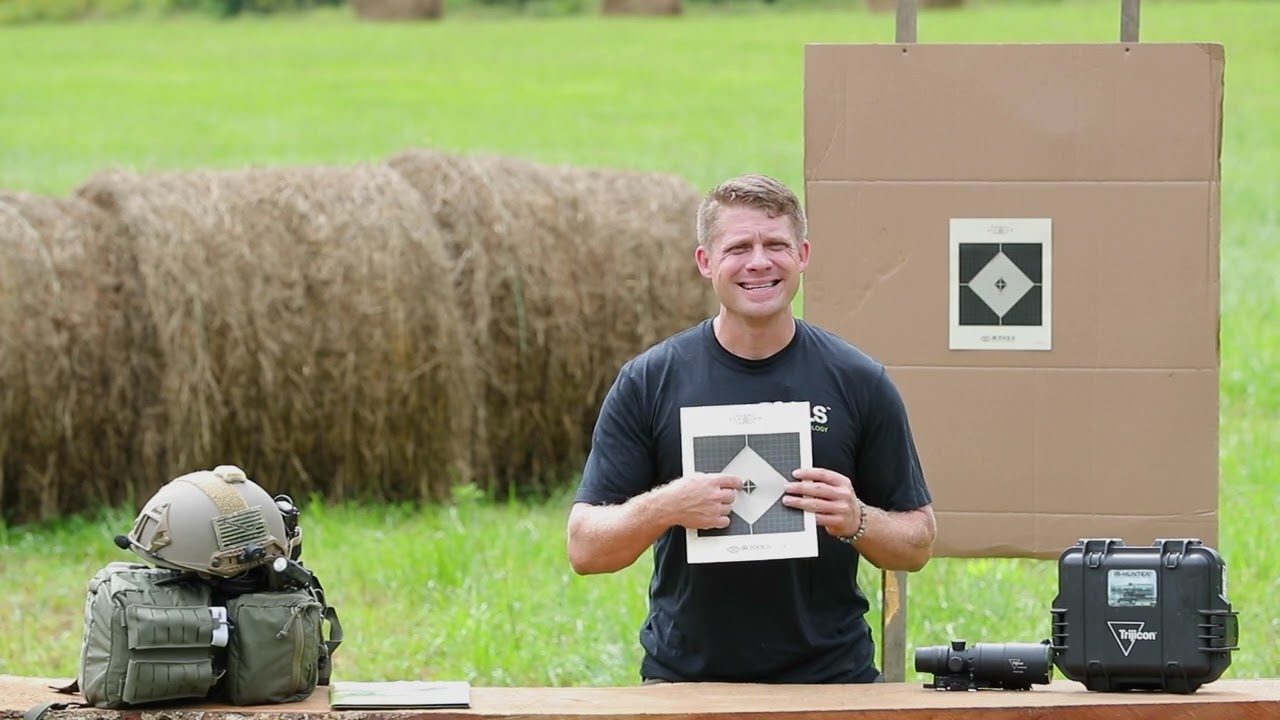 Upright Thermal Zeroing Target for Your Thermal Scope - YouTube