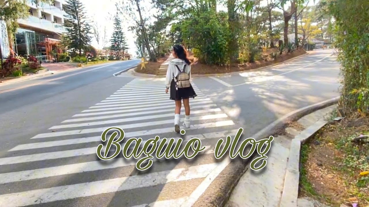 Baguio Vlog 🌲walking 👣 - YouTube