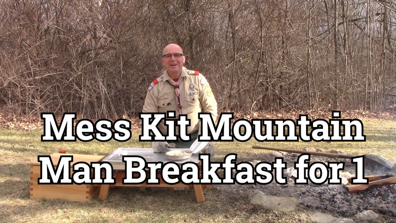 Mess Kit Mountain Man Breakfast for 1 - YouTube